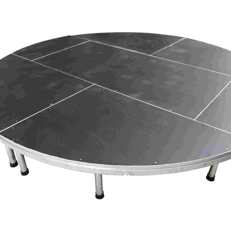 Adjustable Height Stage with Aluminum Stage Stairs Easy Assemble ...