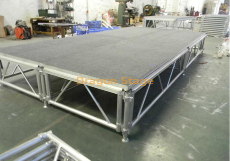 Aluminum Mobile Stages Platform for Concert 8x7m with 2 Stairs from ...