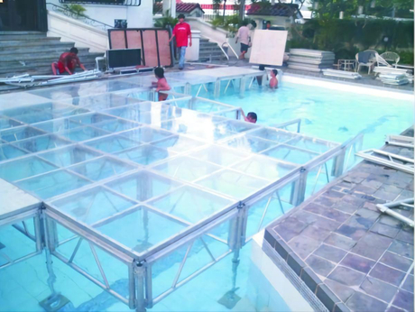 Transparent Dance Floor Acrylic Stage Platform Swimming Pool from China ...