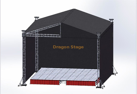 Custom Music System Concert Stage 40x40x26ft from China manufacturer ...
