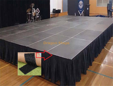 How To Custom Produce Stage Skirting - DRAGON STAGE