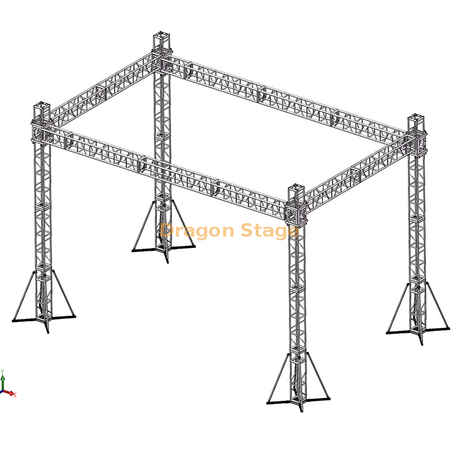 Custom Screw Truss Lighting Frame 9x6x6m from China manufacturer ...