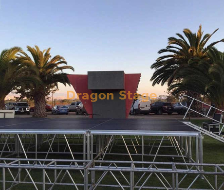 Portable Modular Stage Easy Asseble Stage for Concert Event 17.08x9.76m ...