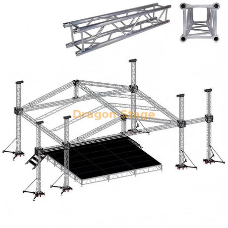 9x7x5m Aluminum Outdoor Stage And Truss Line Array Tower 2m from China ...