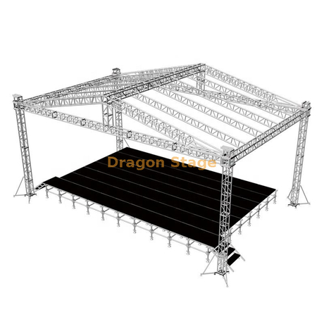 Outdoor Stage With Canopy