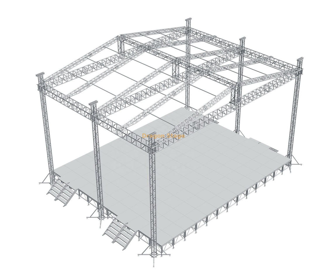 How does a truss system work for events? - DRAGON STAGE