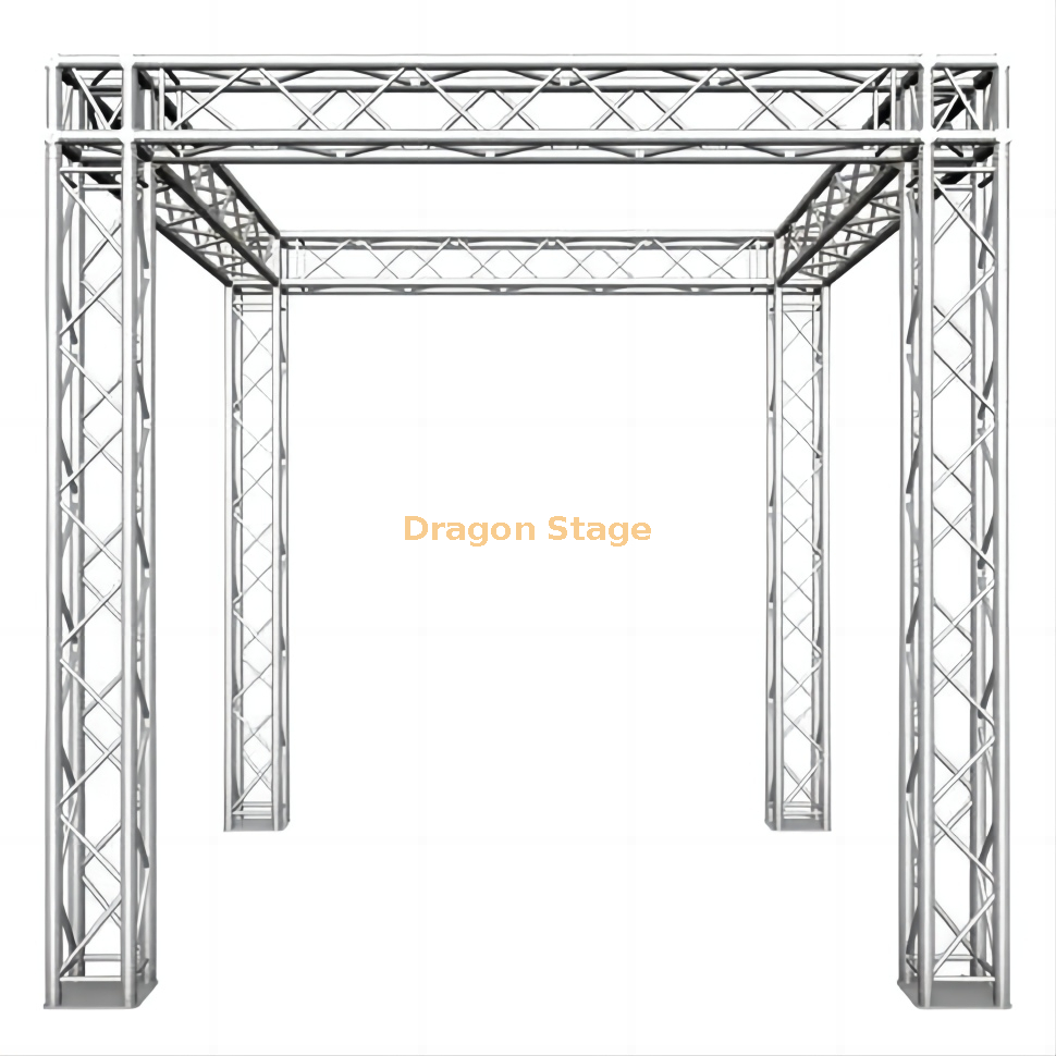 How To Install A Exhibition Booth with Layher Truss - DRAGON STAGE