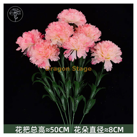 Fake flower simulation bouquet, single plastic daisy, rose, silk fabric ...