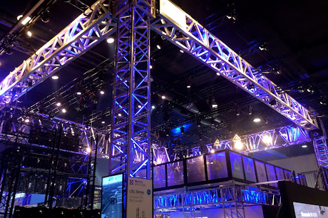 Aluminum Outdoor Concert Stage Truss Curved Roof Truss System Design ...