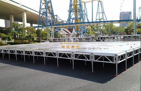Aluminum Outdoor Square Portable Church Stage 20x5m Height: 1.2-2m from ...