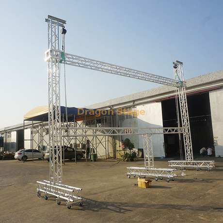 Aluminum Portable Led Screen Truss System 8x10m for Outdoor Concert ...