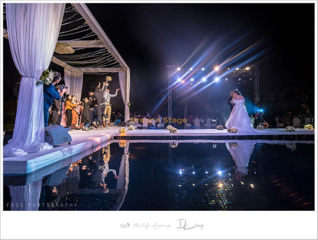 Acrylic wedding stage /acrylic platform stage / swimming pool glass ...