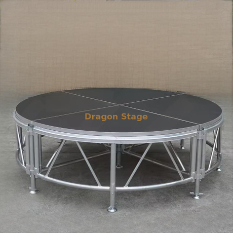 Diamter 2.5m Aluminum Wedding Round Circle Stage Platform from China ...