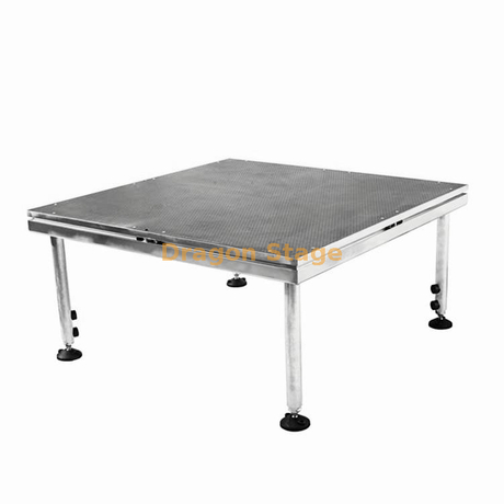 Outdoor Aluminum Portable Quick Locking Stage Platform 4x4ft Adjustable ...