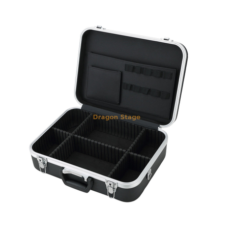 Black Event Custom Aluminum Plastic Carry Tool Case with Dividers from ...