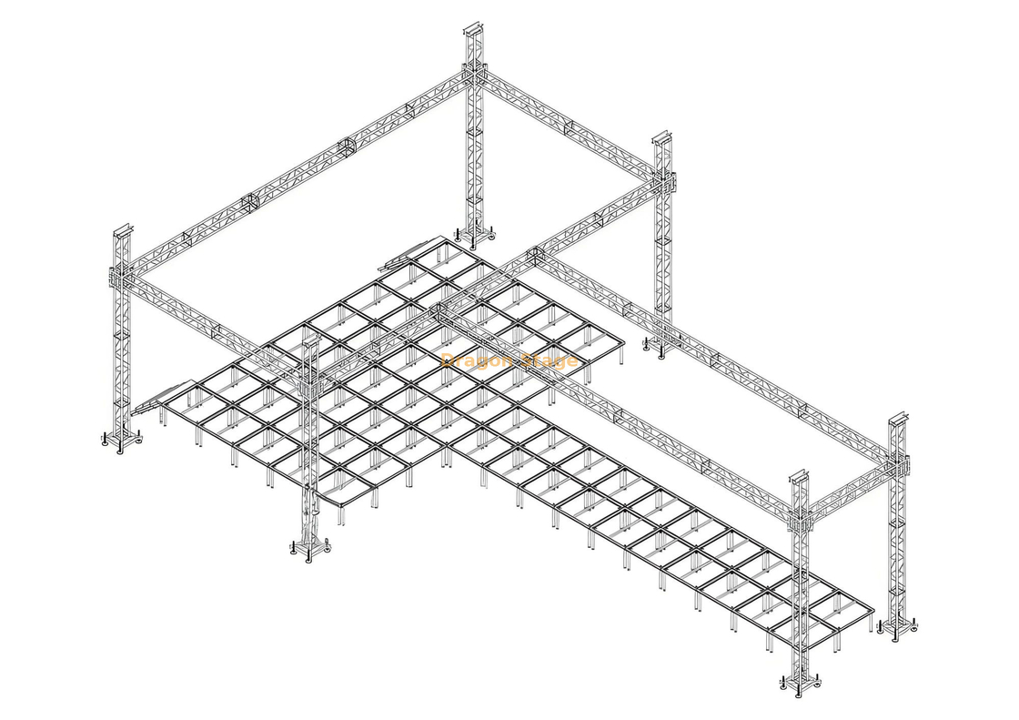 Rigging Outdoor Lighting Truss - DRAGON STAGE