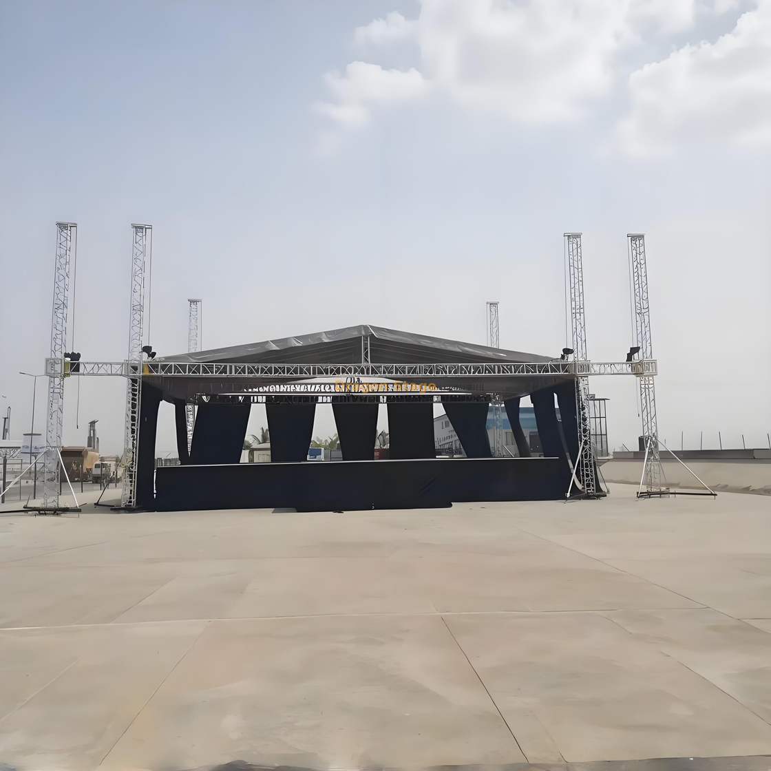 What is the truss structure for concerts? - DRAGON STAGE